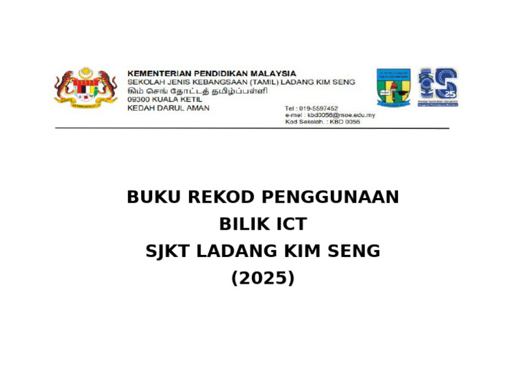 Buku Rekod Penggunaan Ict | PDF