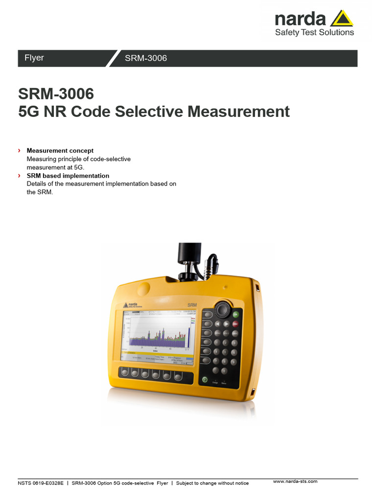 5G NR Code Selective Measurement Guide | PDF | Duplex ...