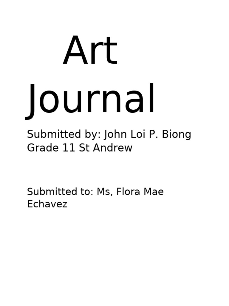 Art Journal Title | PDF
