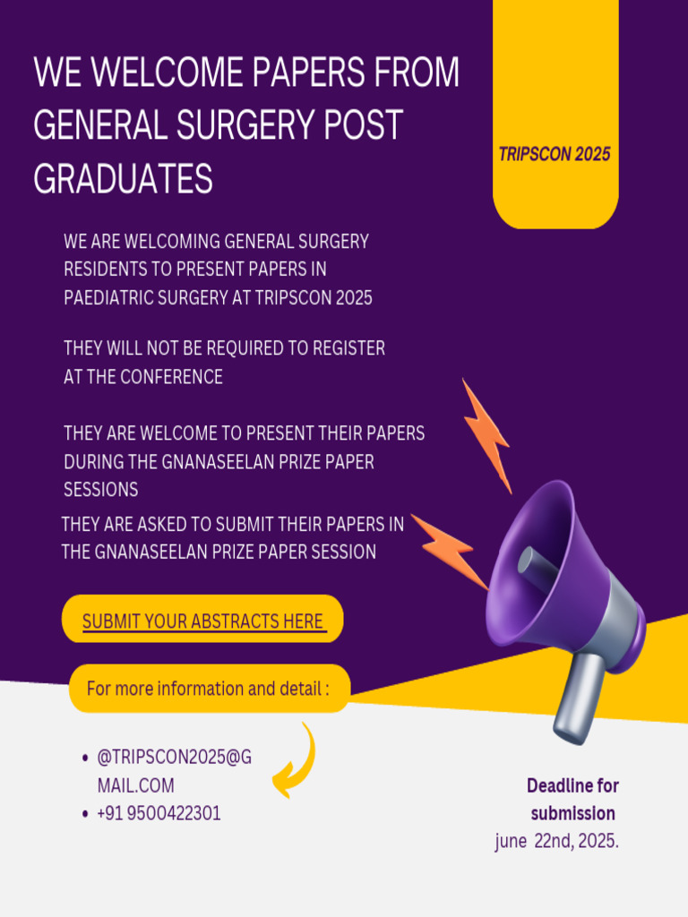 General Surgery Post Graduates Announcement PDF | PDF