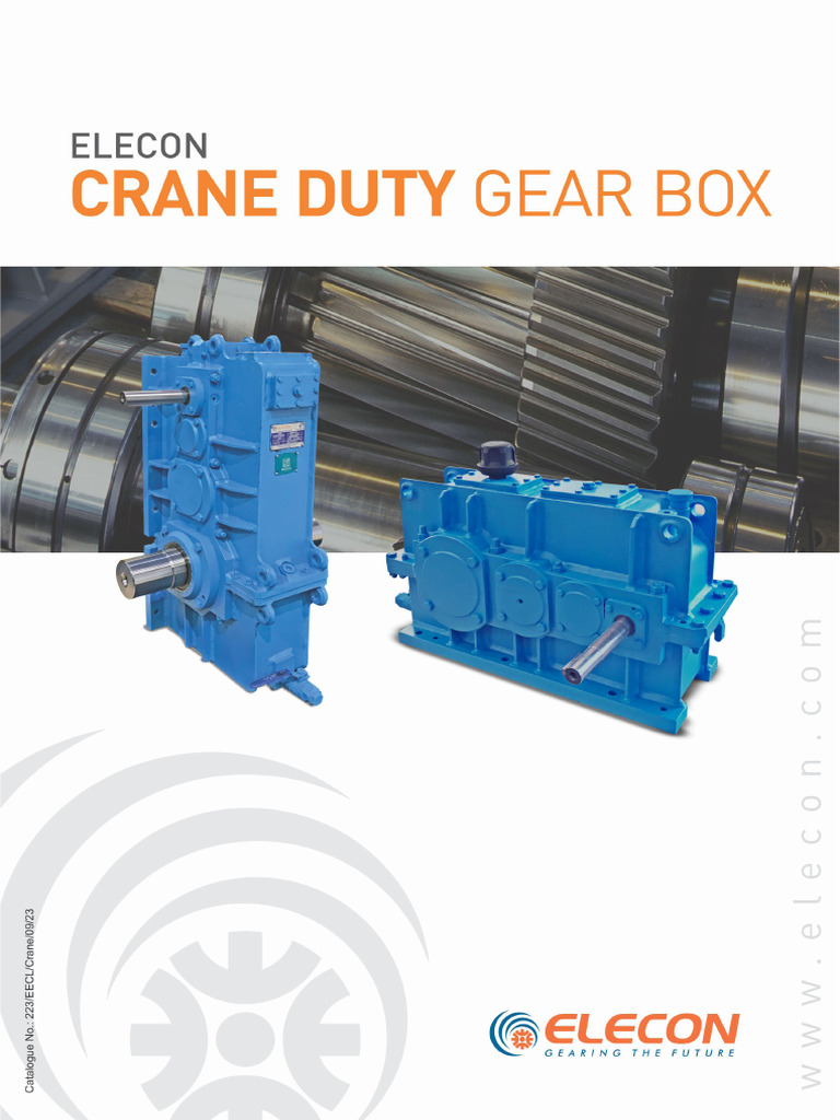 Crane Duty Gearbox Specifications | PDF | Gear | Mechanical Engineering