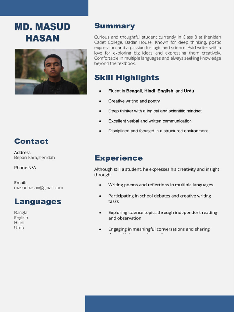 MD - Masud Hasan | PDF