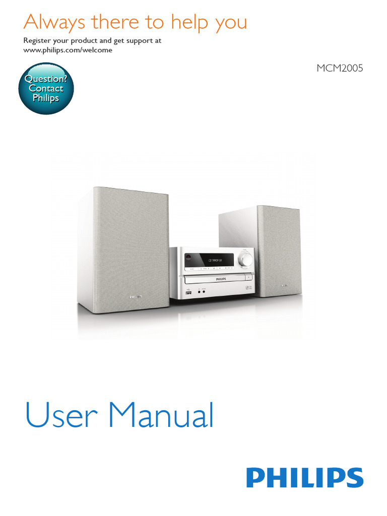 User Manual: Question? Contact Philips | PDF | Headphones | Radio