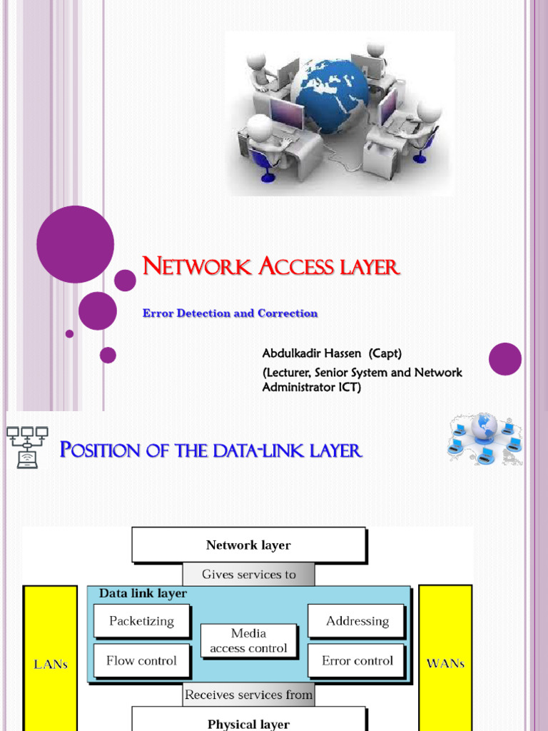 Week-7 Data Link Error Detection and Correction | PDF | Error Detection And Correction | Data ...