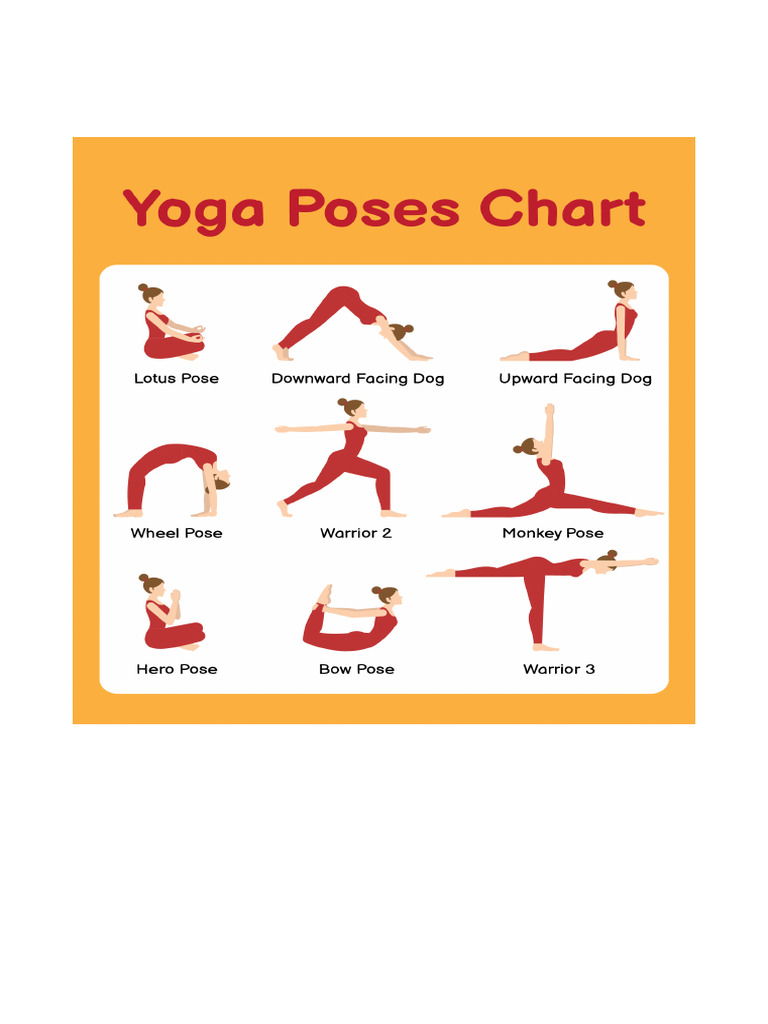 Printable Yoga Poses Charts With Namesartboard 1 N 13927.Png | PDF
