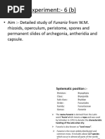 Elaters Columella Peristome Calyptra | PDF | Moss | Plants