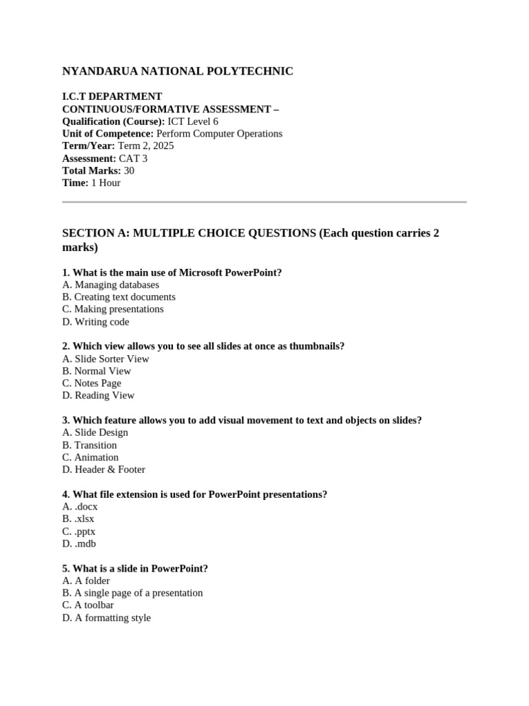 Comp Operation c3 FNL | PDF