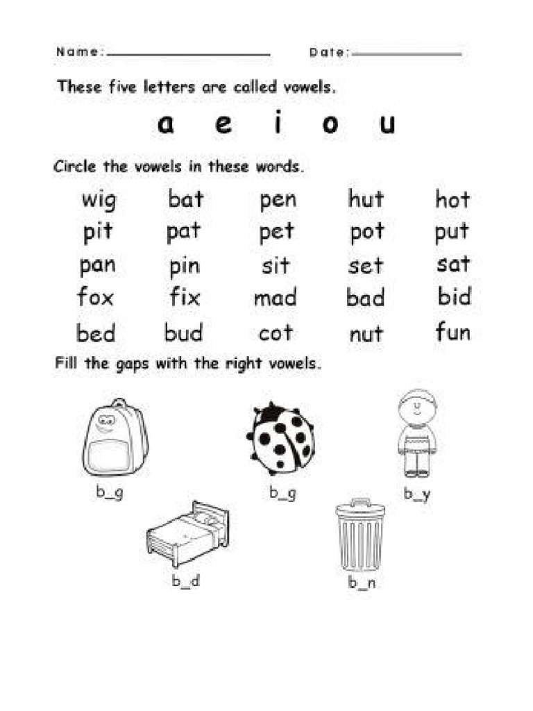 Grade 1 Literacy Worksheet | PDF
