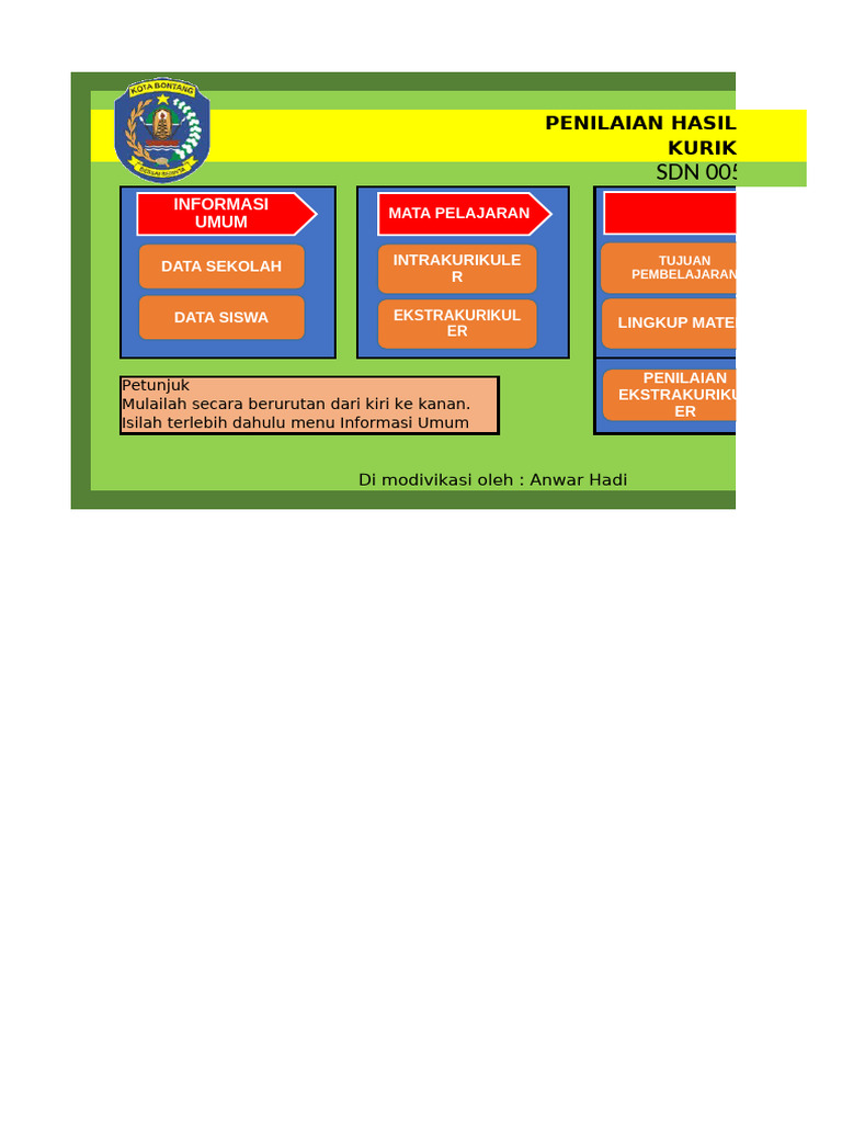 Rapor Ikm SMT 2 Ta 24-25 Kelas 6c SDN 005 Bu Isti | PDF