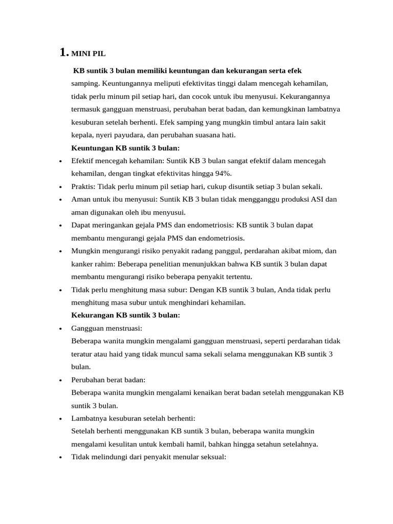 Mini Pil | PDF