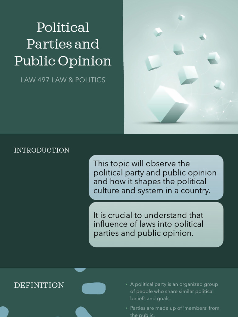 7 Political Party Public Opinion | PDF | Public Opinion | Political Science