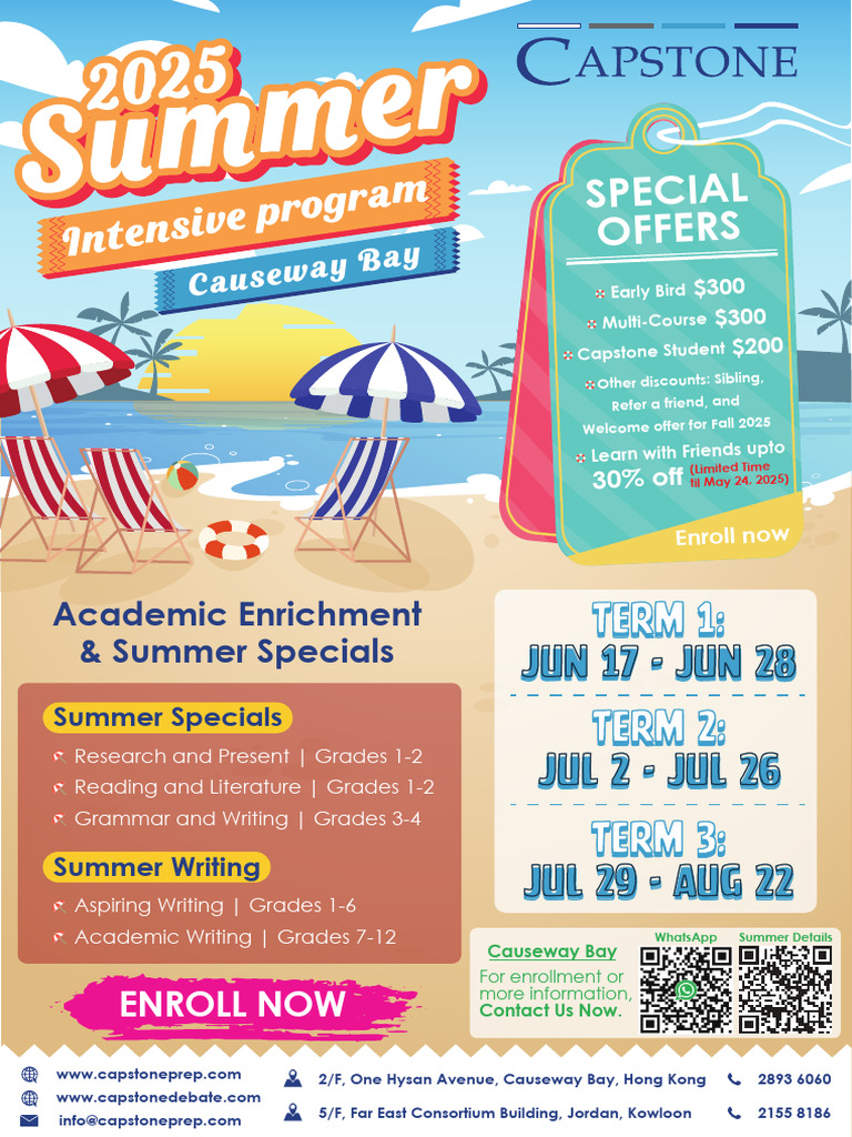 Summer Writing Programs & Discounts 2025 | PDF | Essays | Rhetoric