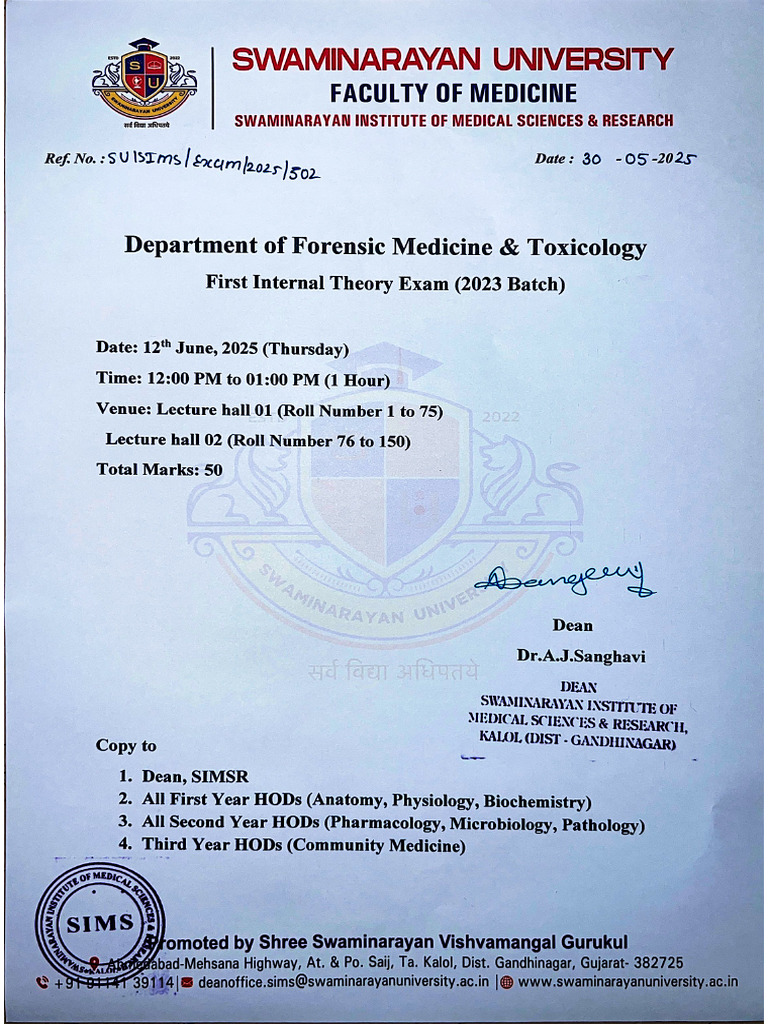 FM First Internal Exam - 015142 | PDF