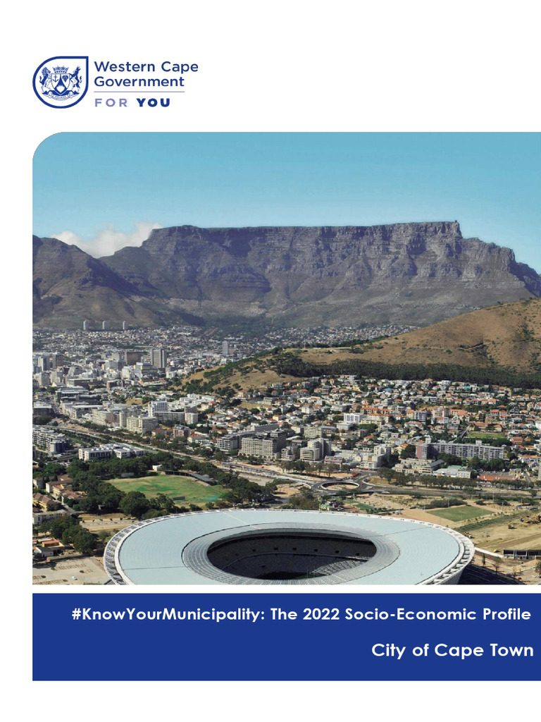 Cape Town 2022 Socio-Economic Profile | PDF | Unemployment | Employment