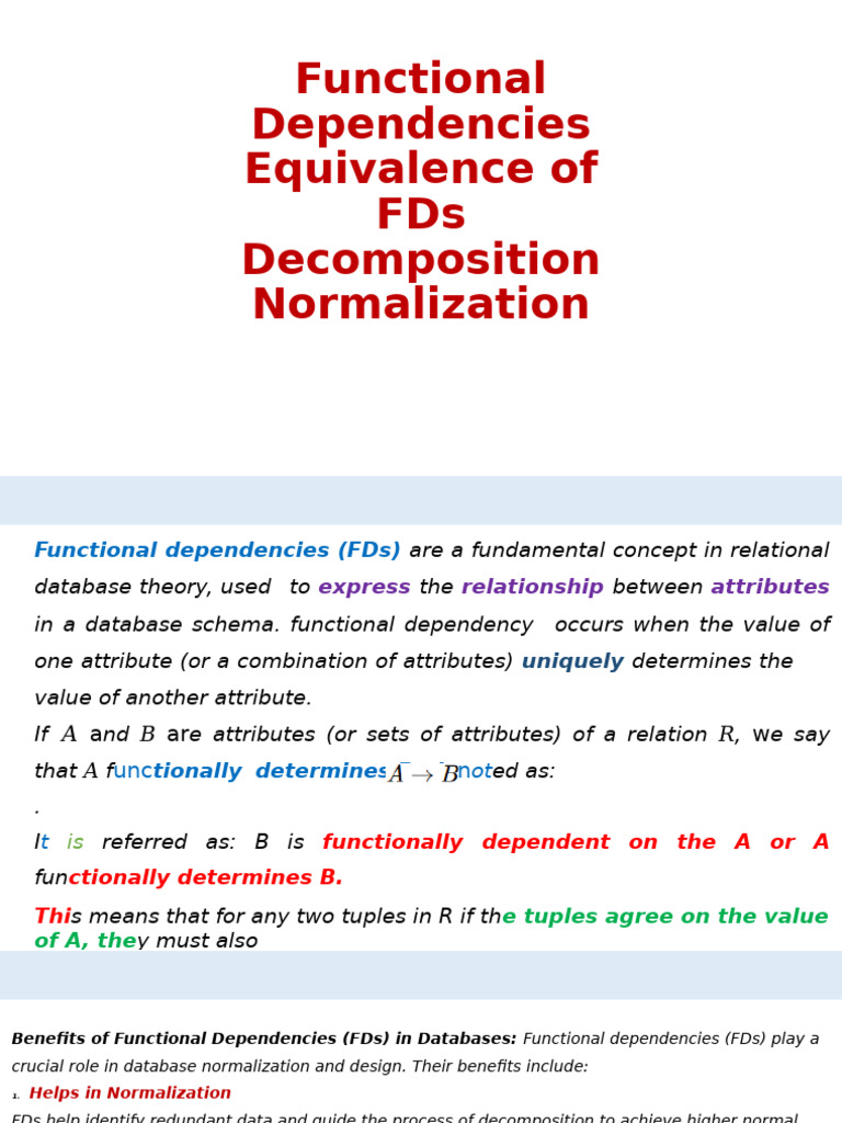 Anomalies and Normalization | PDF | Databases | Data