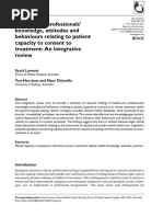 Appelbaum Criteria for Patient Capacity | PDF | Dementia | Medical ...