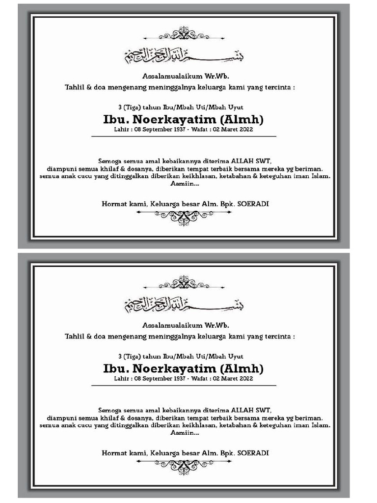 Pak Hartoyo Label Tahlil | PDF