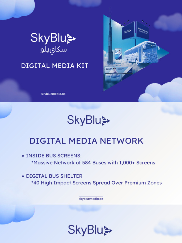 SkyBlue - DOOH - Inside Bus (580 ++buses - 1200+ Screens) & Bus ...