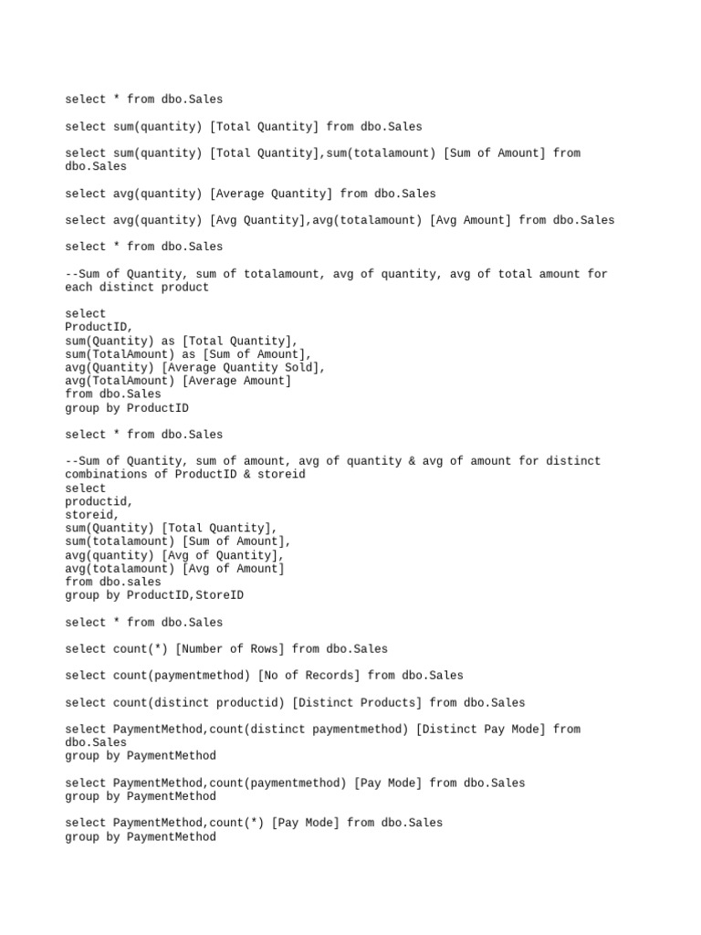 Lec 15 SQL Practice | PDF