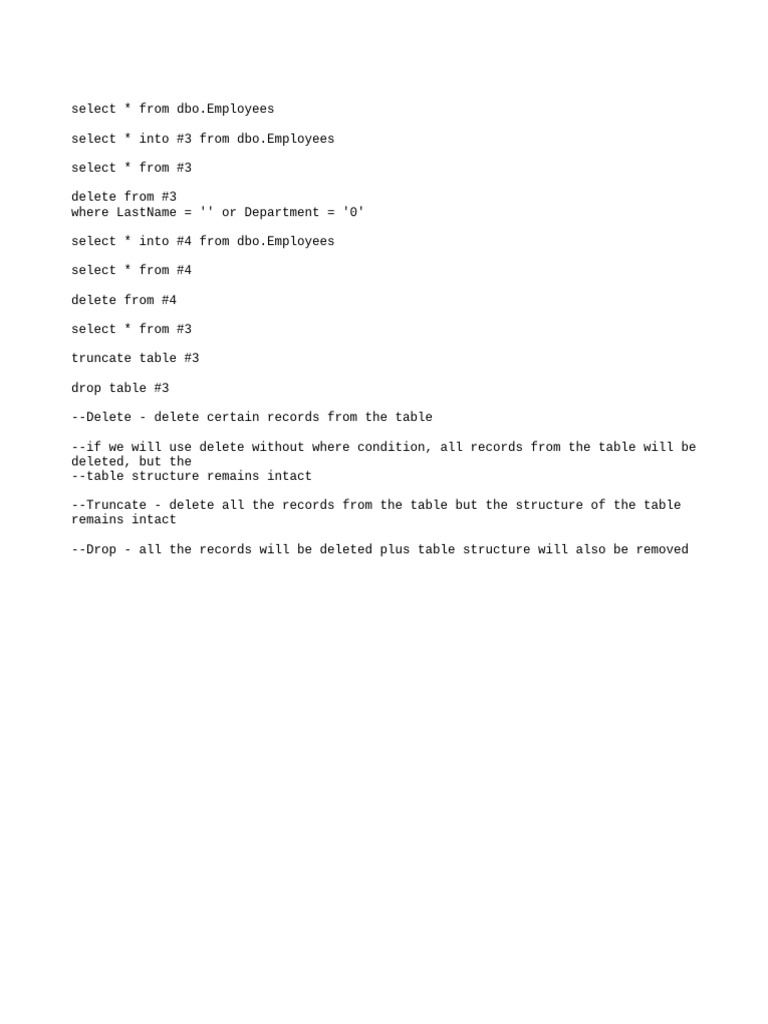 Lec 11 SQL Practice | PDF