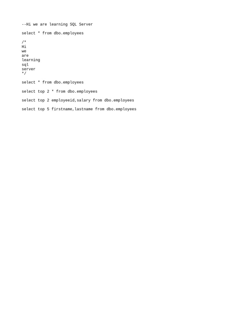 Lec 12 SQL Practice | PDF
