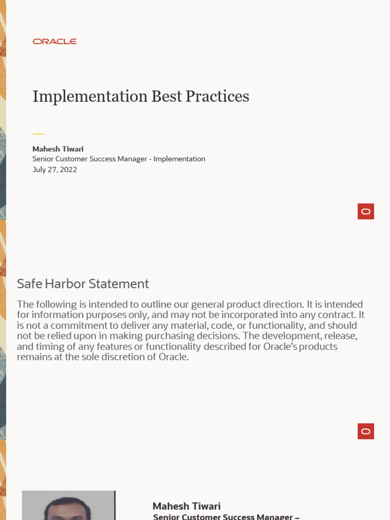 IMPLEMENTATION BEST PRACTICES Sep 22 | PDF | Cloud Computing | Project Management