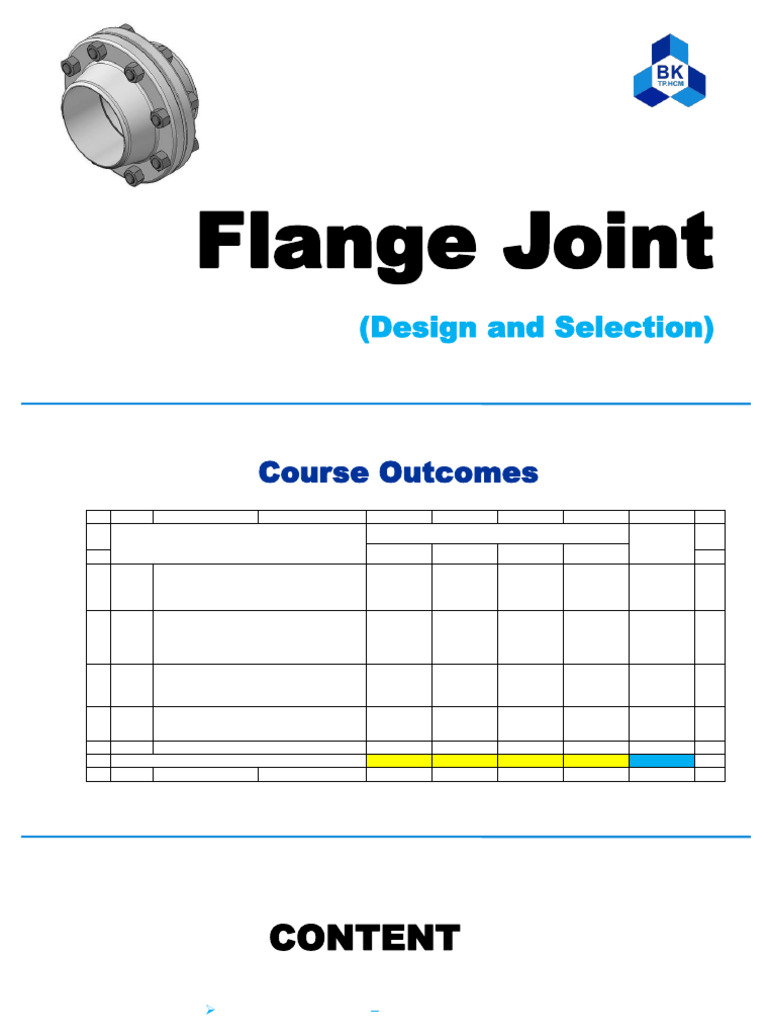 Flange Joint Design and Selection Guide | PDF | Mechanical Engineering