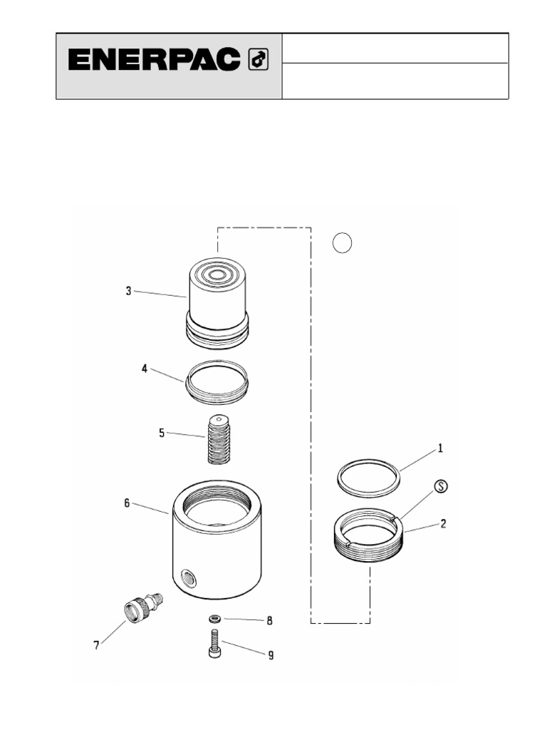 Enerpac - RCS502 Repair Parts Sheet L1217 - D (English) | PDF