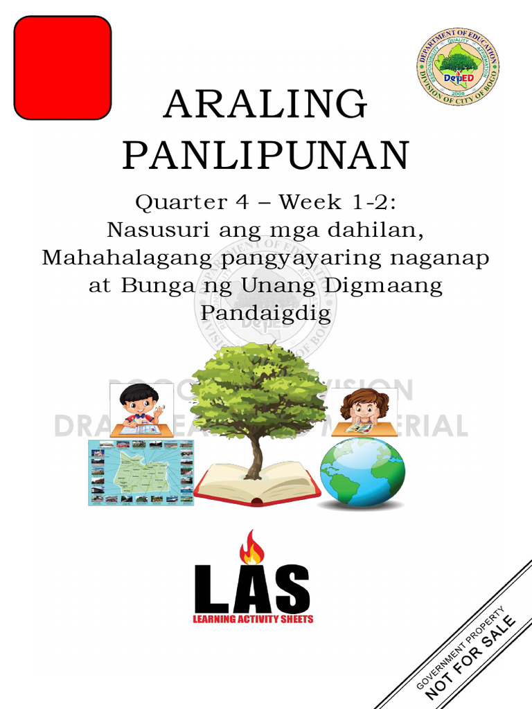 AP - 8 - Q4 - 1-2 - Nasusuri Ang Mga Dahilan, Mahahalagang Pangyayaring ...
