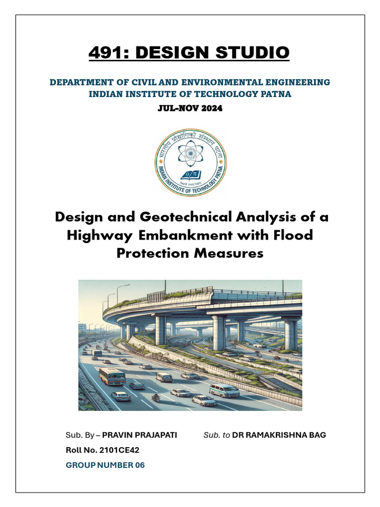 Group Assignment Soil Ce491 - Group6 | PDF | Soil Mechanics | Road