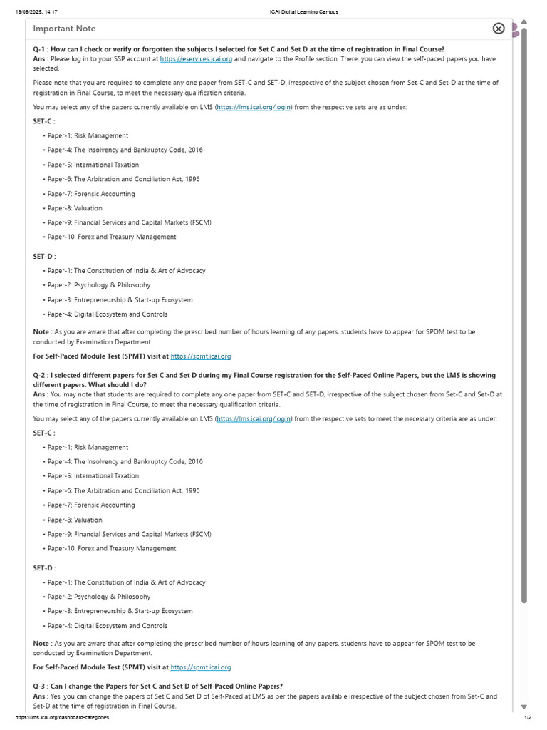 ICAI Digital Learning Campus | PDF | Business