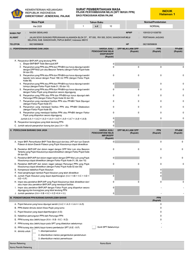 M 03-DOC008-Normal VAT Return Id-Fo-Xsl DN2025821523050447452 | PDF