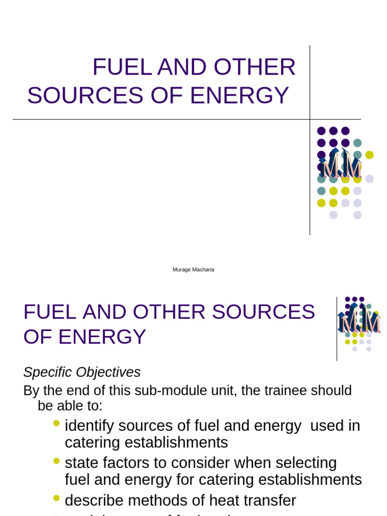 5fuel and Other Sources of Energy | PDF