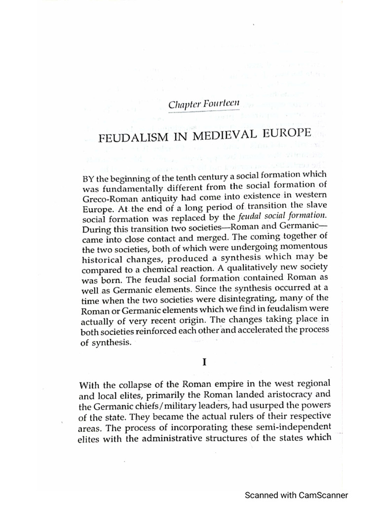 Feudalism in Medieval Europe | PDF