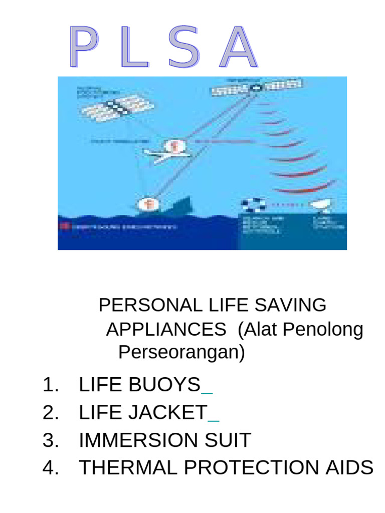 Personal Life Saving Appliance | PDF