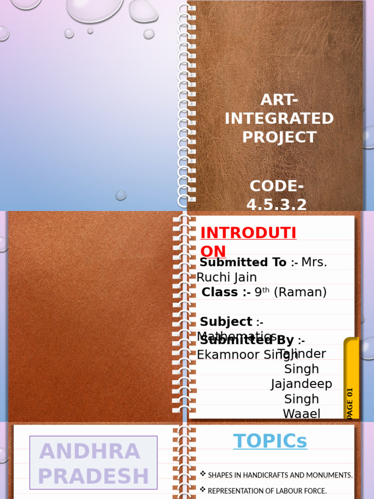 Maths Art Intergrated PROJECT 2 | PDF | Rain | Coefficient Of Variation