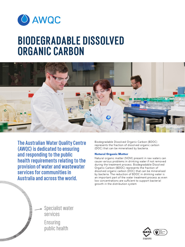 Biodegradable Dissolved Organic Carbon Analysis | PDF | Total Organic ...