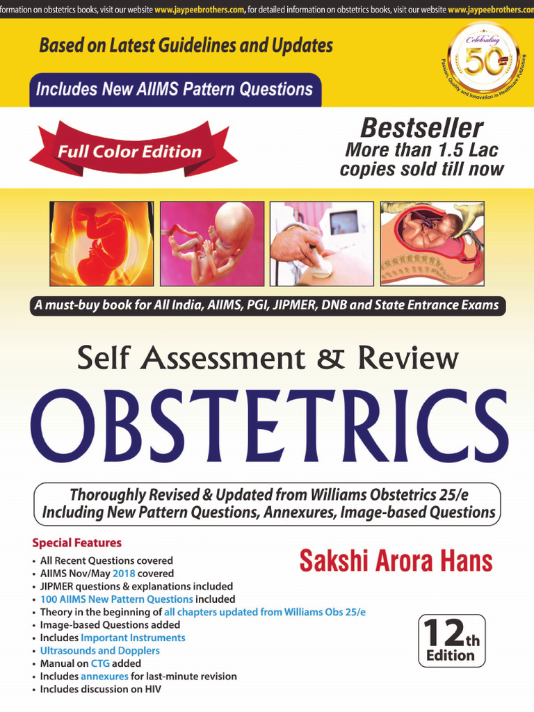Sakshi Arora Hans Self Assessment Amp Review Obstetrics 12th Ed 2019 2019 Jaypee Publishers ...