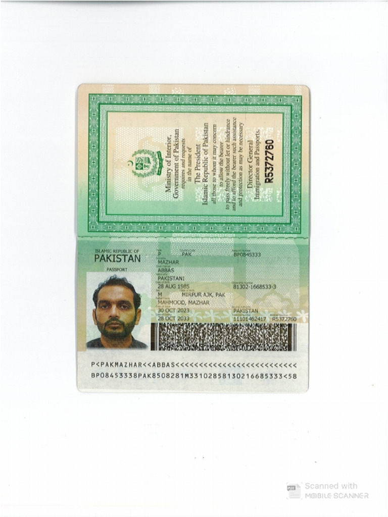 Abbas Mazhar Passport.pdf | PDF