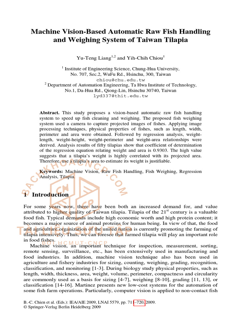 Paper For Video 6 - Machine Vision-Based Automatic Raw Fish Handling ...