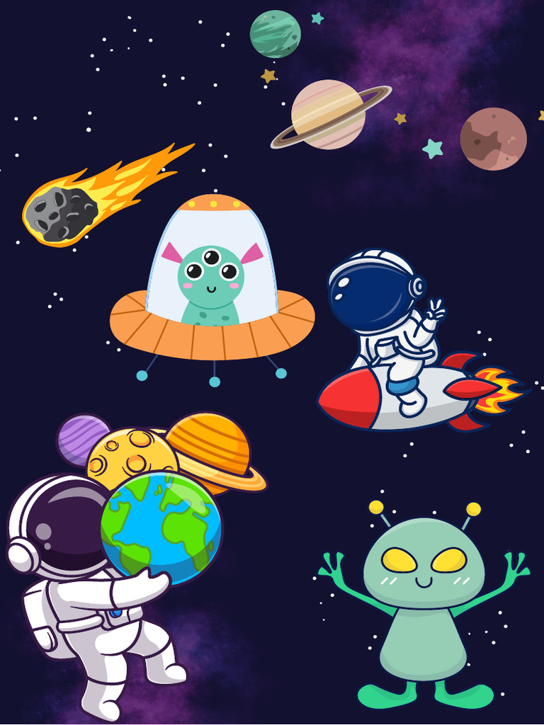 Blue Illustrative Space Background Document A4 (A3) - 20250521 - 144907 ...