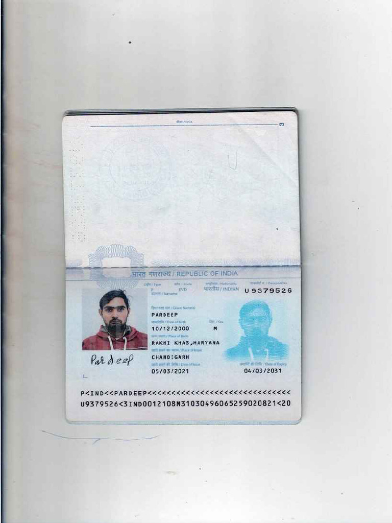 Pardeep Passport | PDF