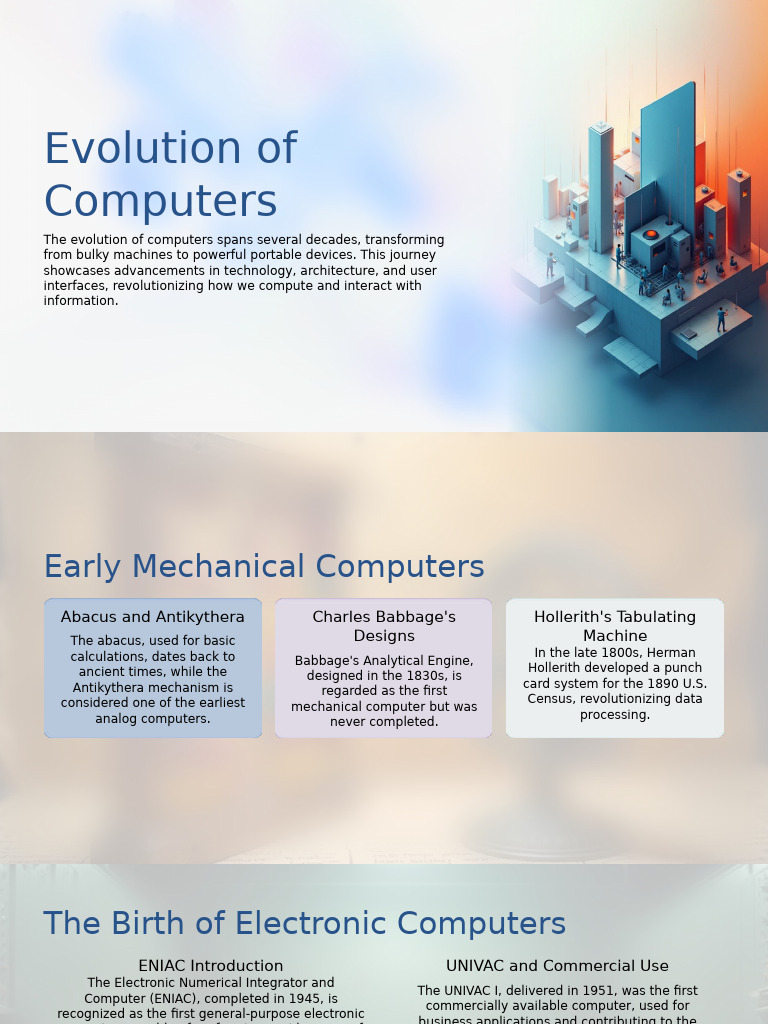 Evolution of Computers | PDF | Computing | Internet