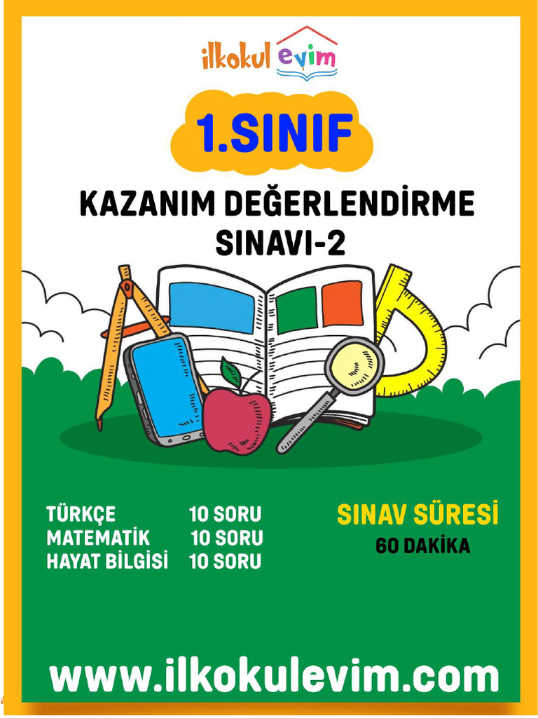 1.sinif Turkiye Geneli 5. Deneme Sinavi | PDF