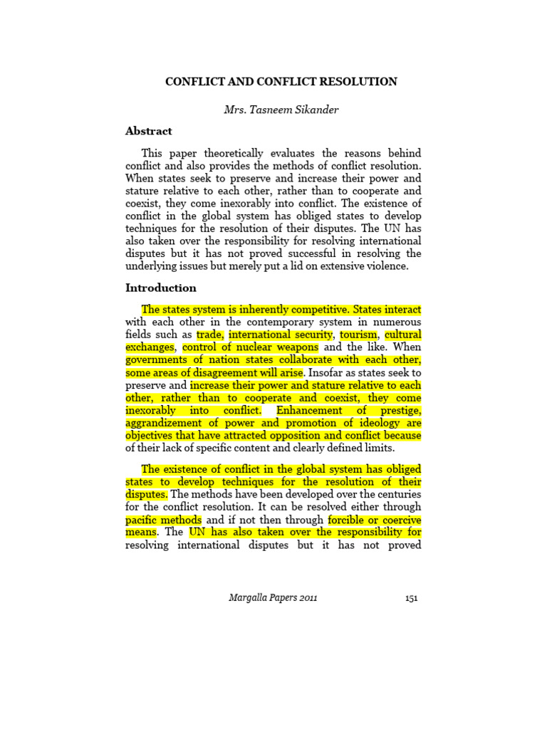 Understanding Conflict Resolution Methods | PDF | Mediation | Arbitration