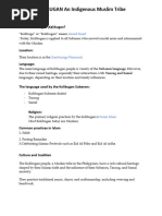 Higaonon Tribe: Culture and Attire | PDF | Foreign Language Studies ...