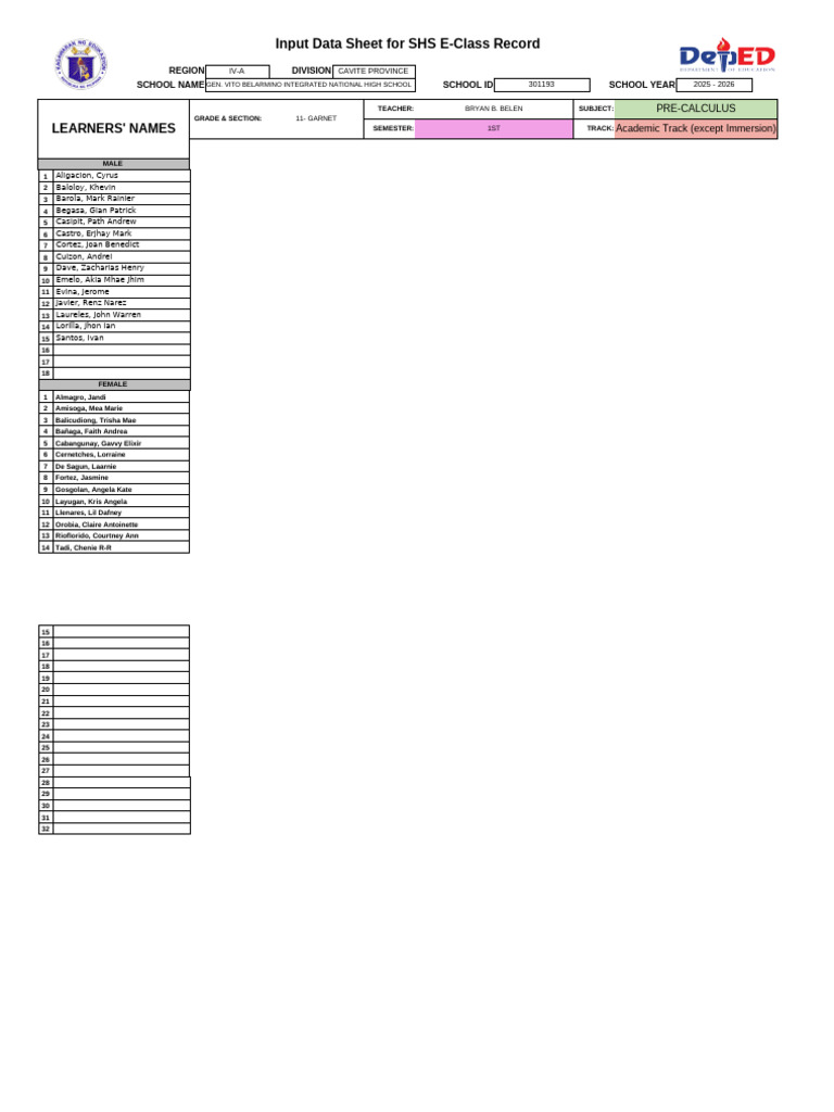Grade 11 Garnet | PDF
