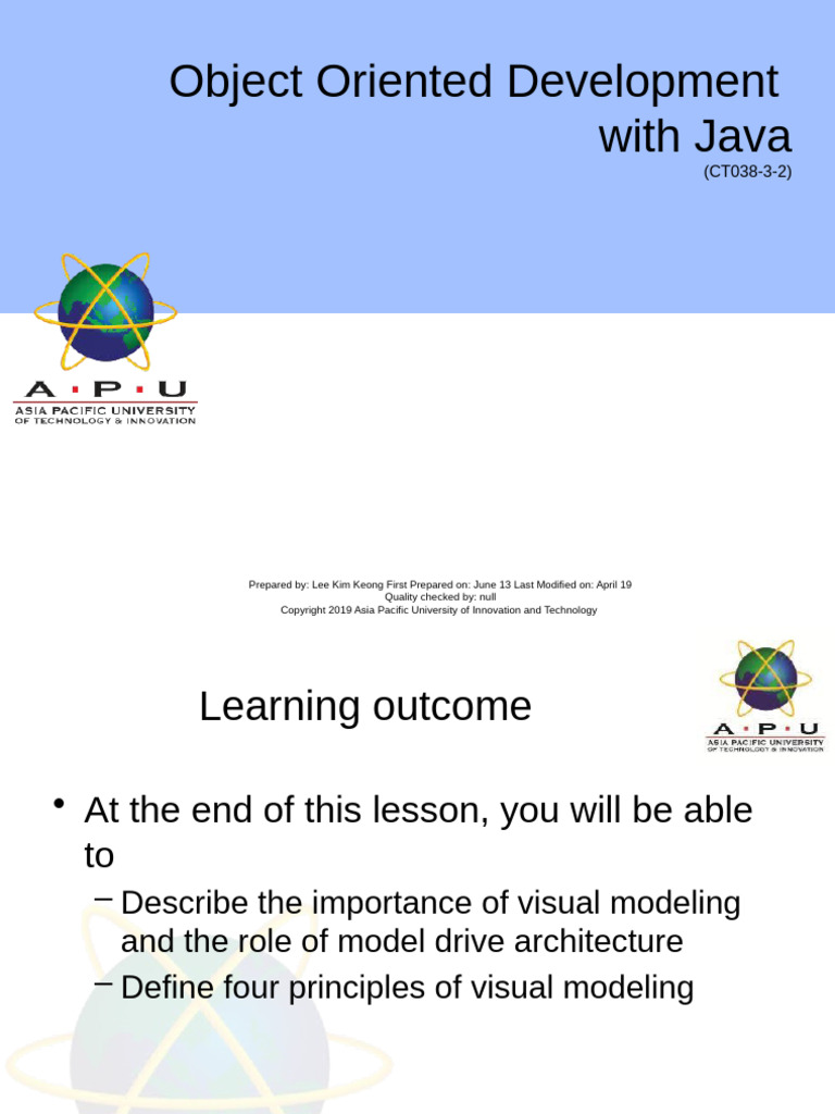 2 PrincipleVisualModeling | PDF | Object Oriented Programming | Java ...