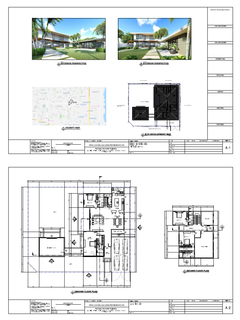 Site Development Plan for Two-Storey Residence | PDF