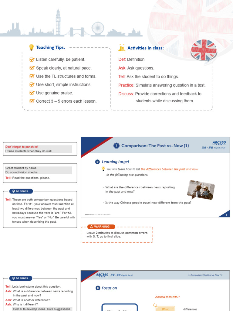 Teaching Past vs. Present Comparisons | PDF | News | English Language